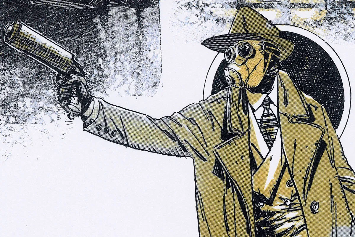 Sandman (Wesley Dodds), a pulp hero in the DC Universe